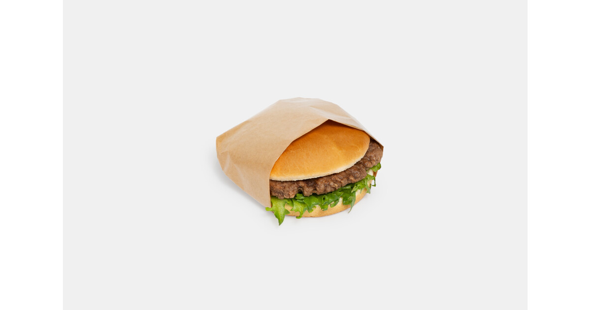 Wrap paper for burgers, sandwiches or wraps